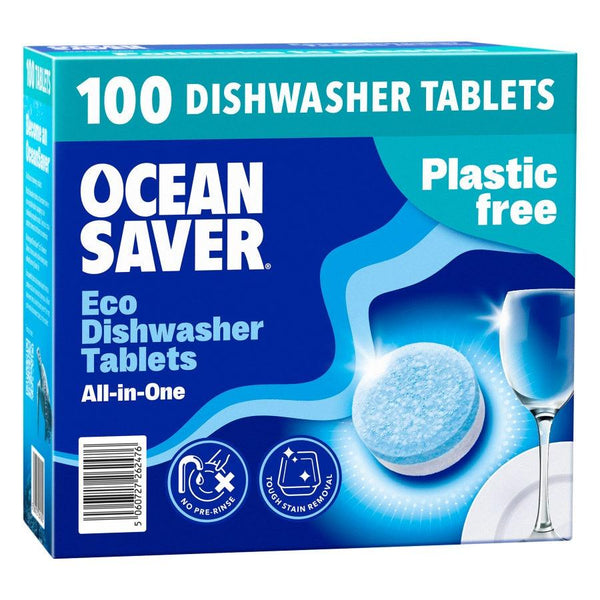 Ocean Saver Dishwasher Eco Tablets - 100 | Friendly Turtle – The Friendly Turtle