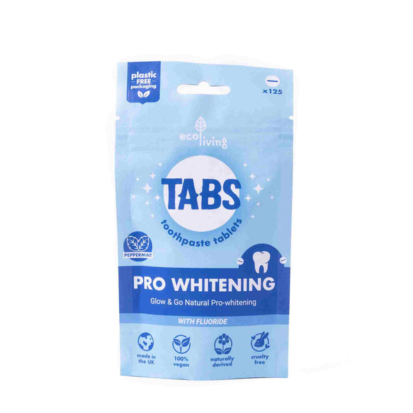Pro Whitening Toothpaste TABS - Fluoride | Friendly Turtle – The ...
